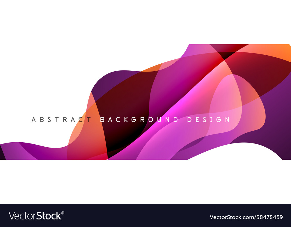Trendy simple fluid color gradient abstract Vector Image