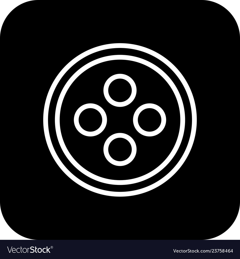 Button icon Royalty Free Vector Image - VectorStock