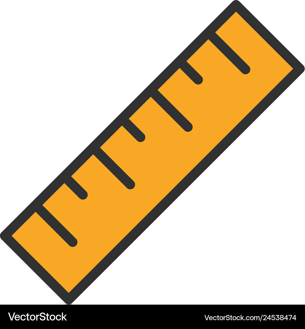 Ruler icon Royalty Free Vector Image - VectorStock