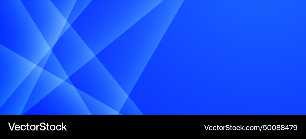 Blue abstract banner with simple geometric shapes – Royalty-Free Vector ...
