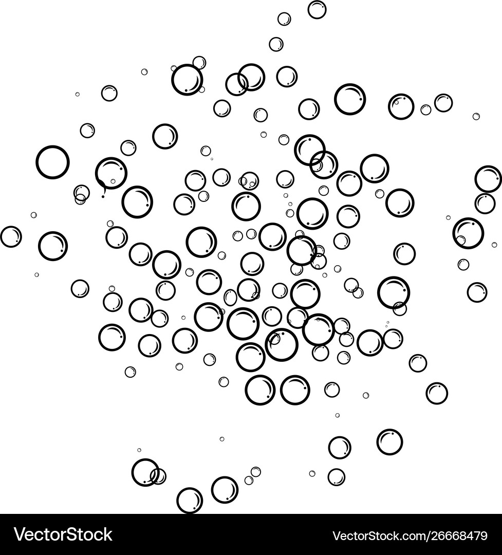 Bubble water Royalty Free Vector Image - VectorStock