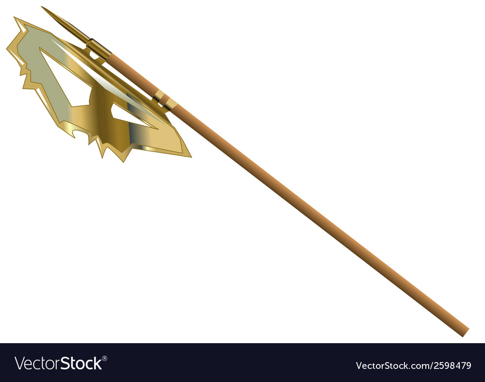 Halberd Royalty Free Vector Image - VectorStock