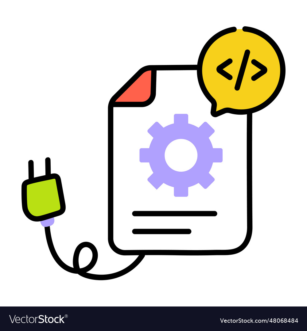 Coding file Royalty Free Vector Image - VectorStock Coding file Royalty Free Vector Image - VectorStock
