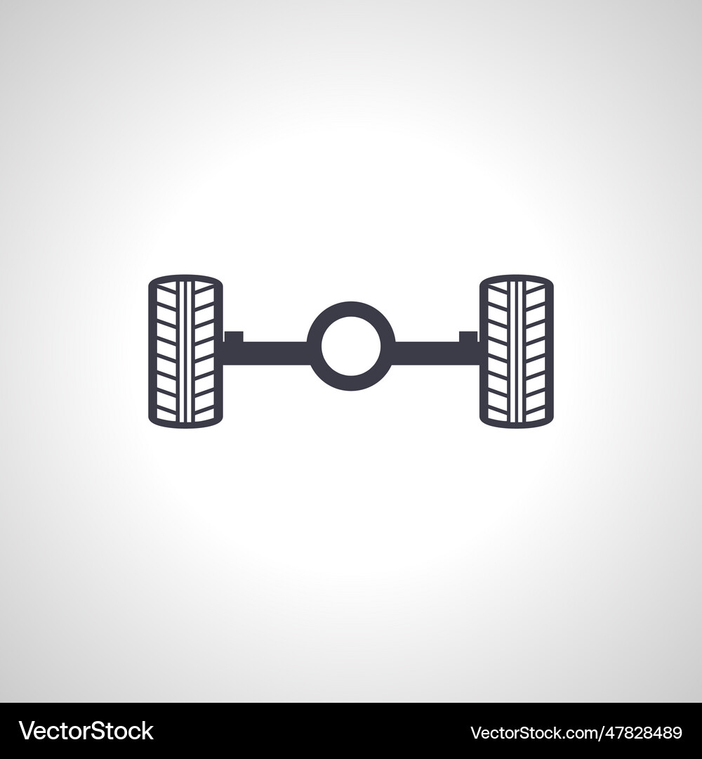 Car chassis icon chassis icon Royalty Free Vector Image