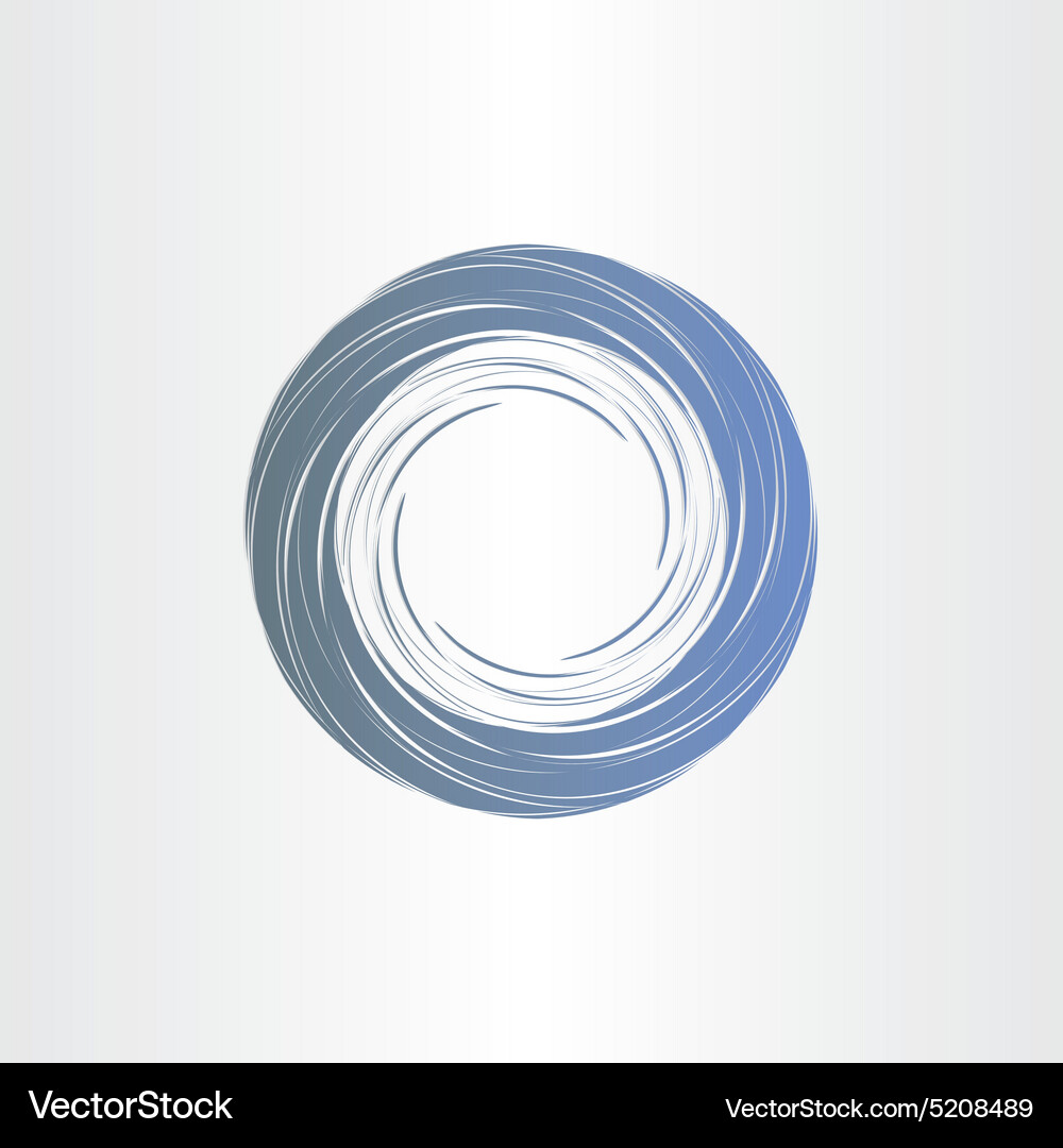 Dark blue tornado abstract background Royalty Free Vector