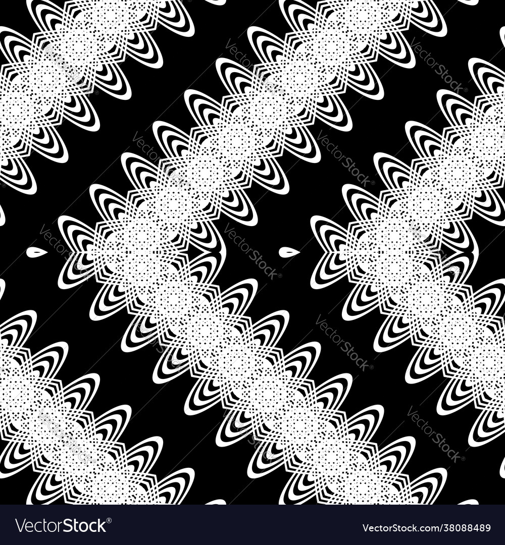 Design Seamless Zigzag Decorative Pattern Vector Image
