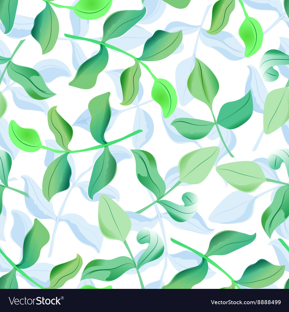 Leaf pattern Royalty Free Vector Image - VectorStock