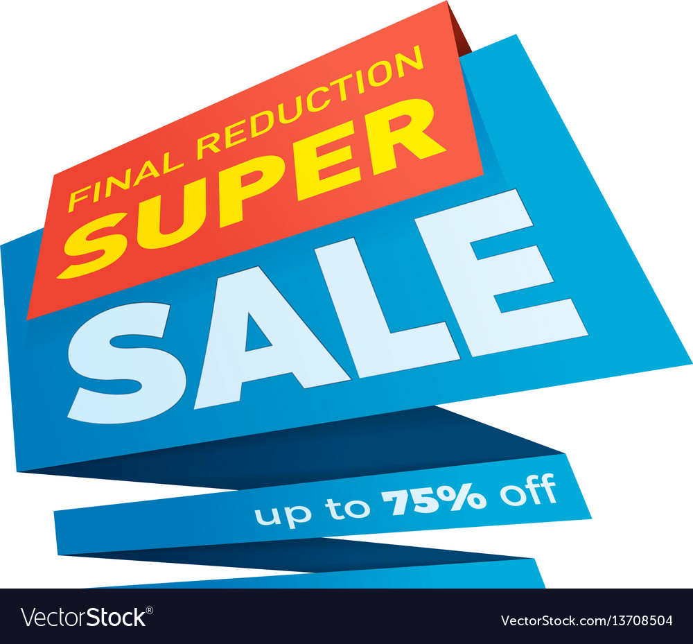 Sale label price tag banner badge template Vector Image Sale label price tag banner badge template Vector Image