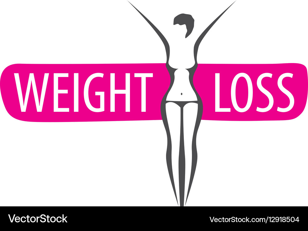 Weight loss logo Royalty Free Vector Image - VectorStock