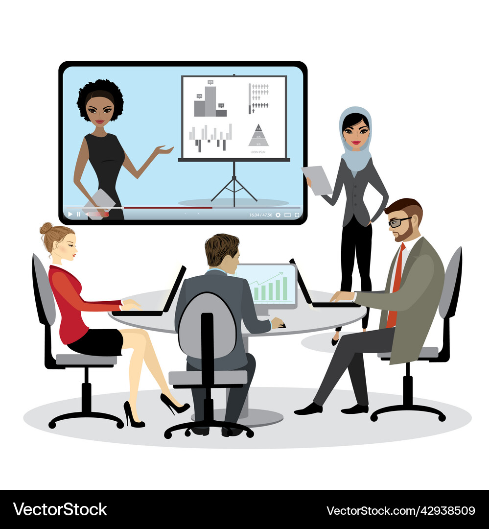 Business people group finance or Royalty Free Vector Image