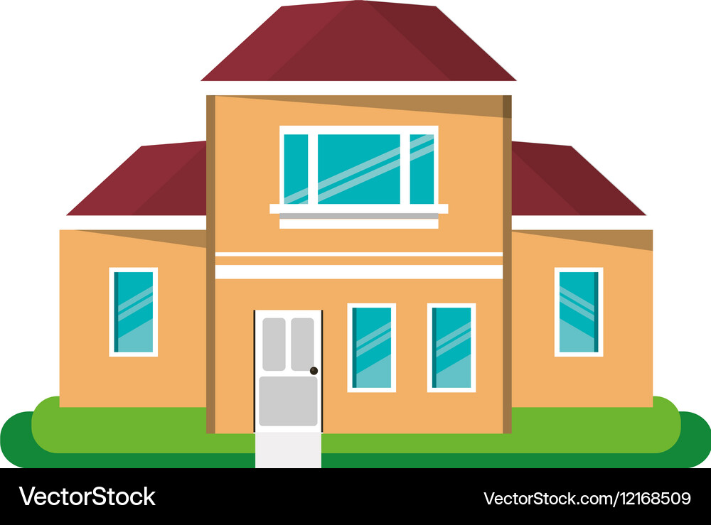 Traditional Cartoon House Royalty Free Vector Image