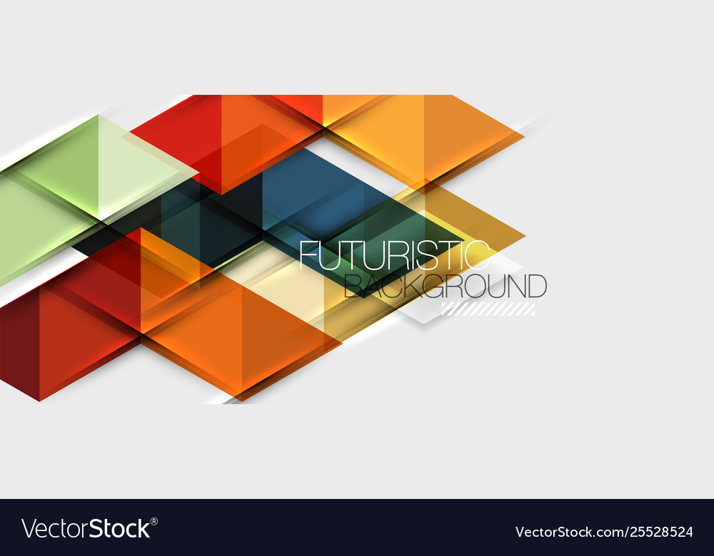 Abstract geometric background modern overlapping Vector Image