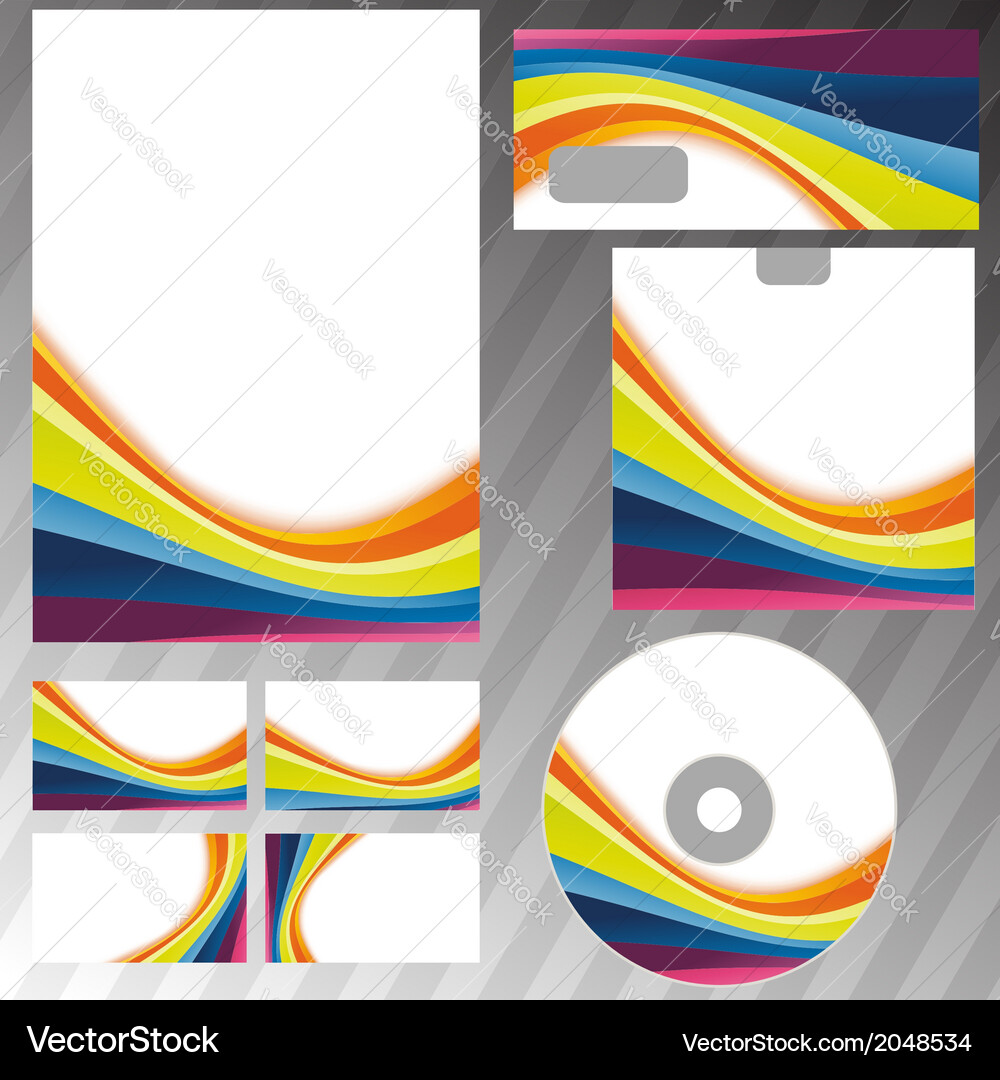 Printable Rainbow Stationery