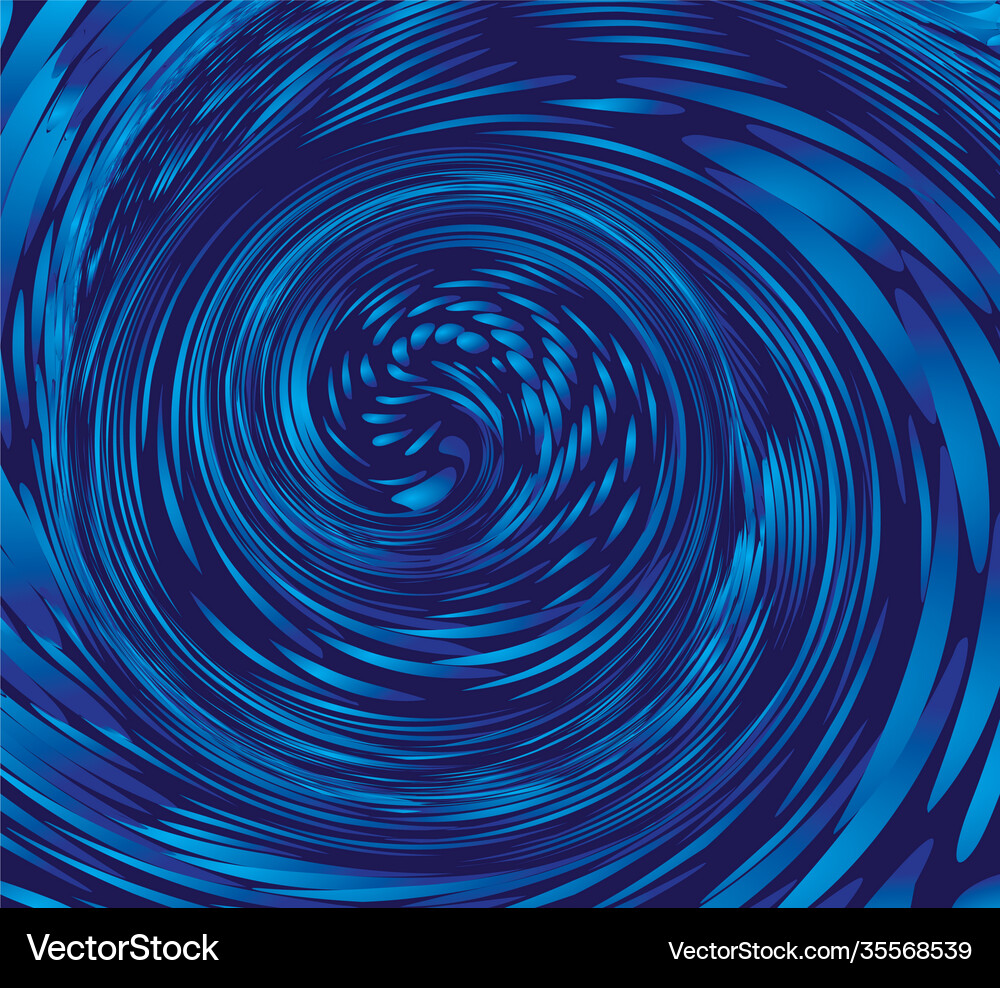 Abstract liquid spiral paint background Royalty Free Vector