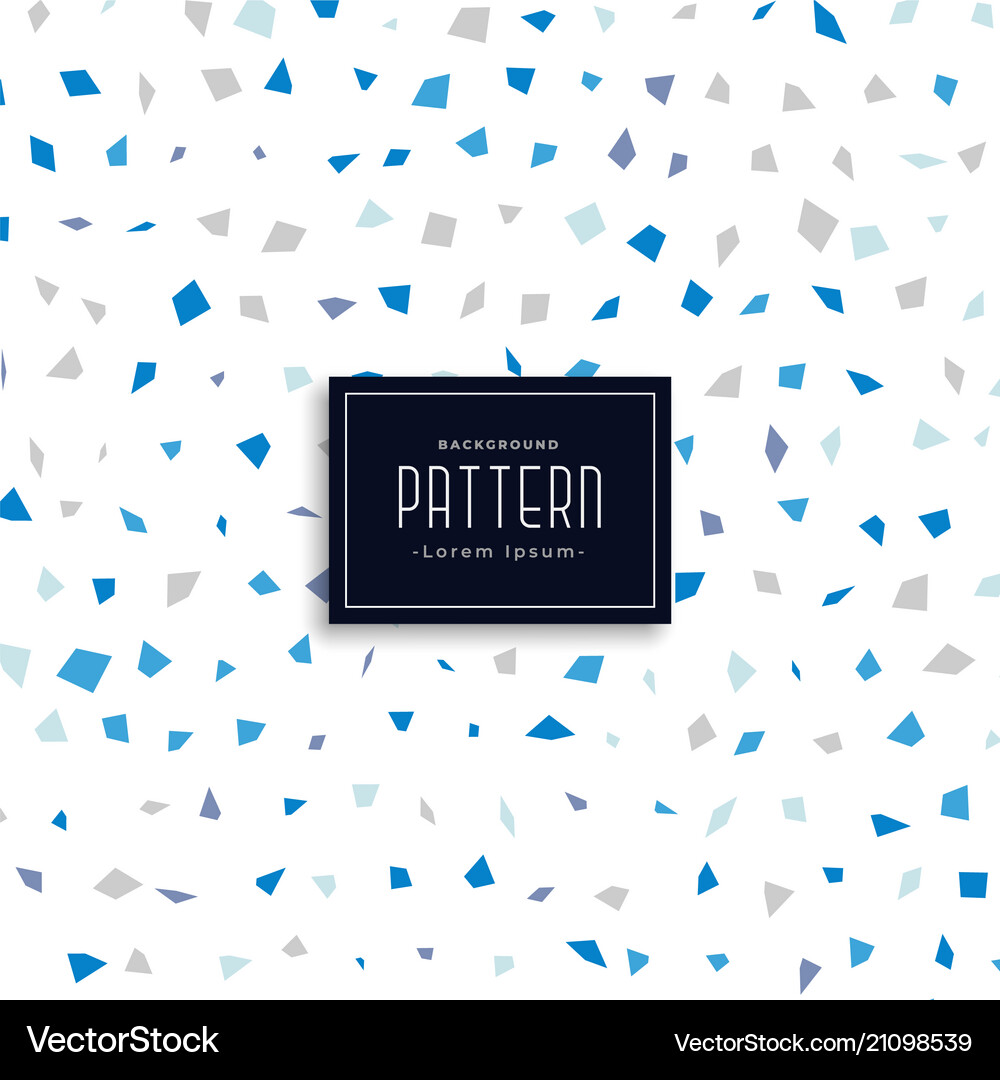 Abstract shapes pattern background design Vector Image