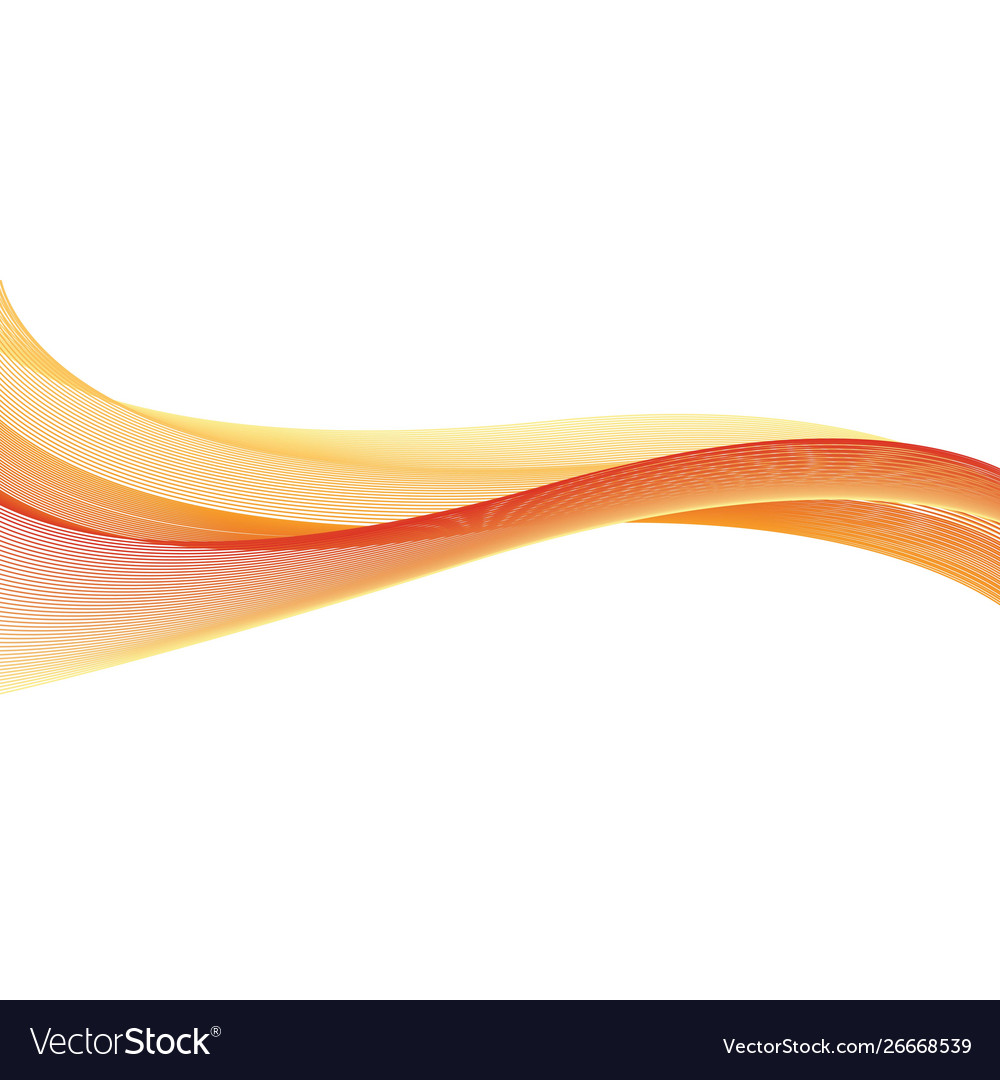 Abstract smooth color wave flow Royalty Free Vector Image