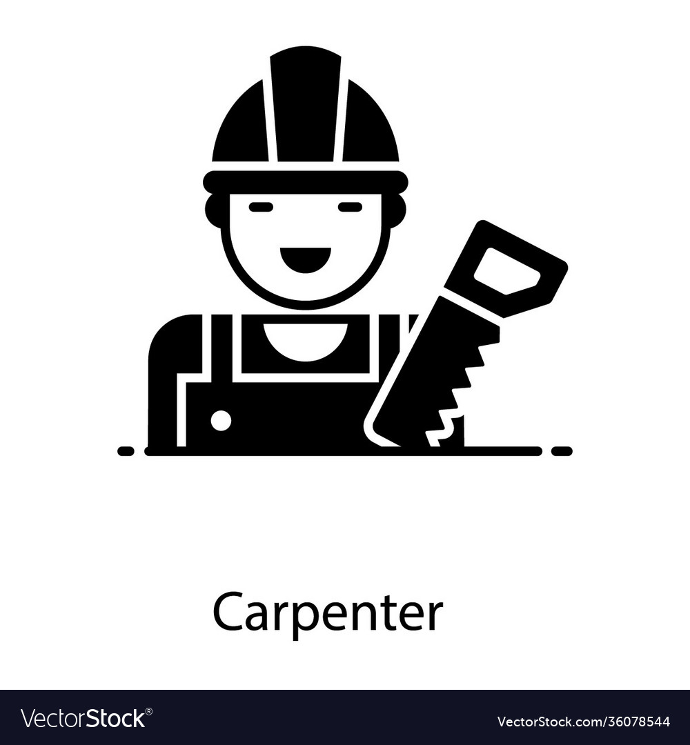 Carpenter Royalty Free Vector Image - VectorStock