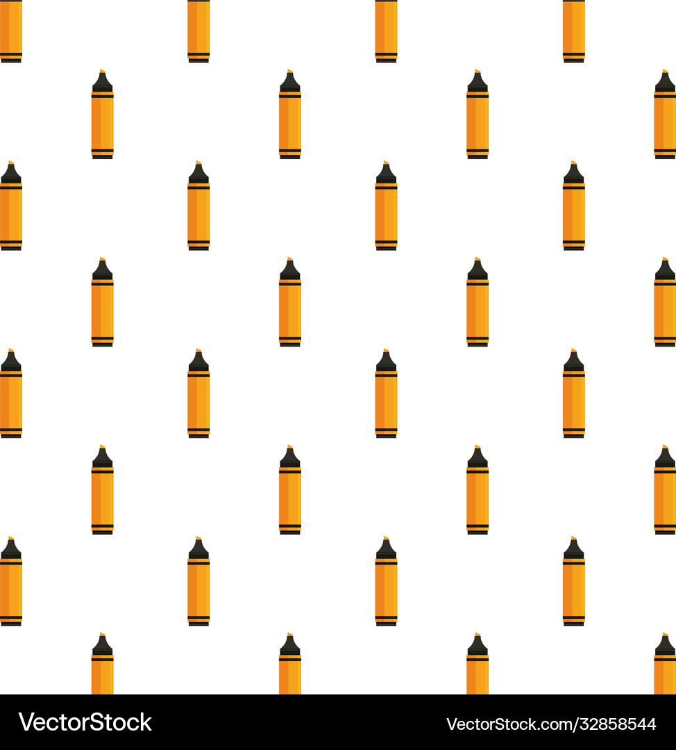 Markers colors supplies pattern background Vector Image