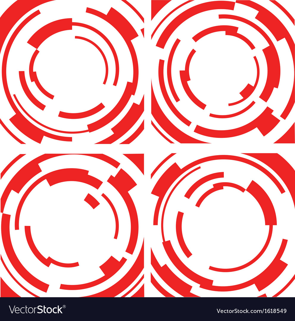 Circle block element Royalty Free Vector Image