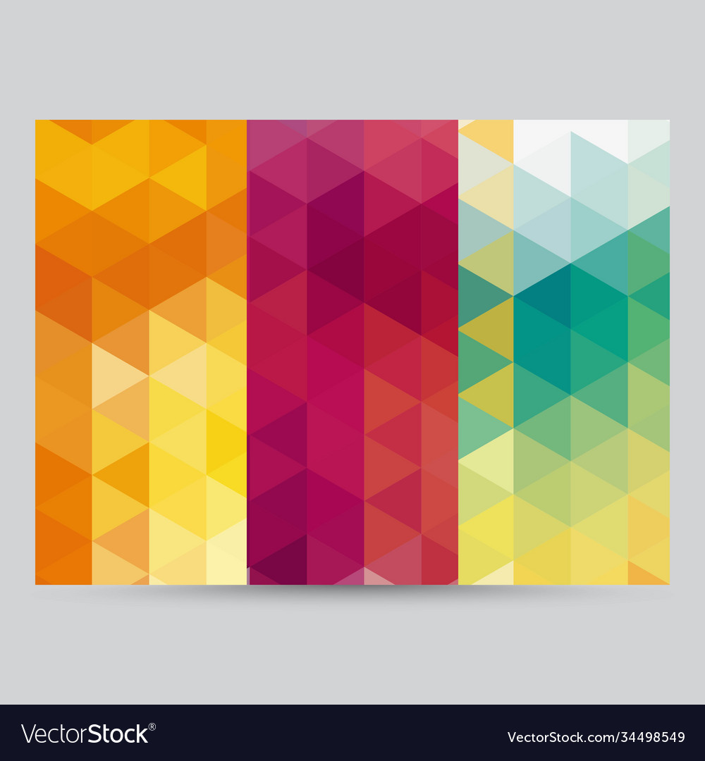 Colorful triangular background abstract Royalty Free Vector