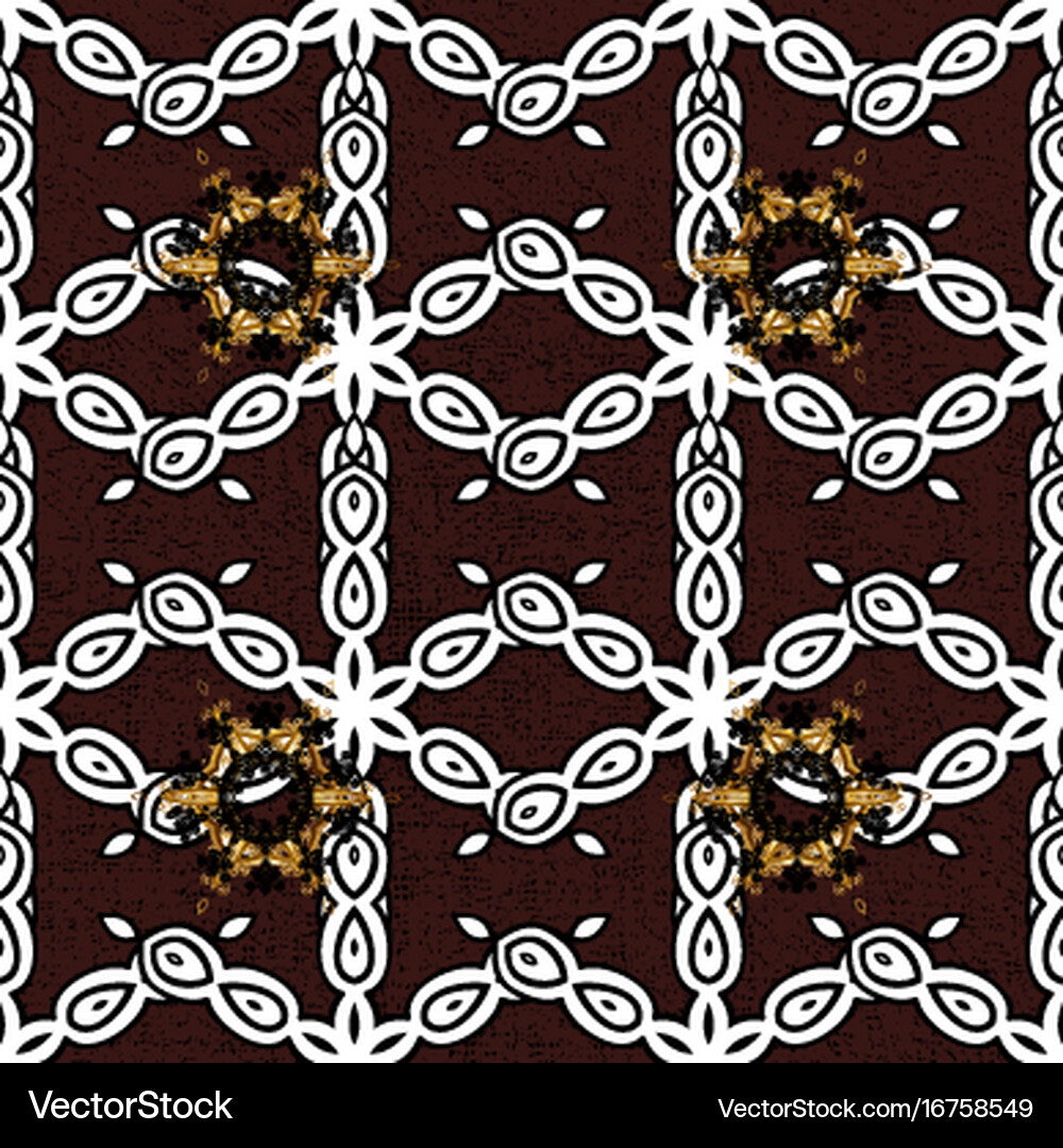 Islamic design white textile print pattern Vector Image