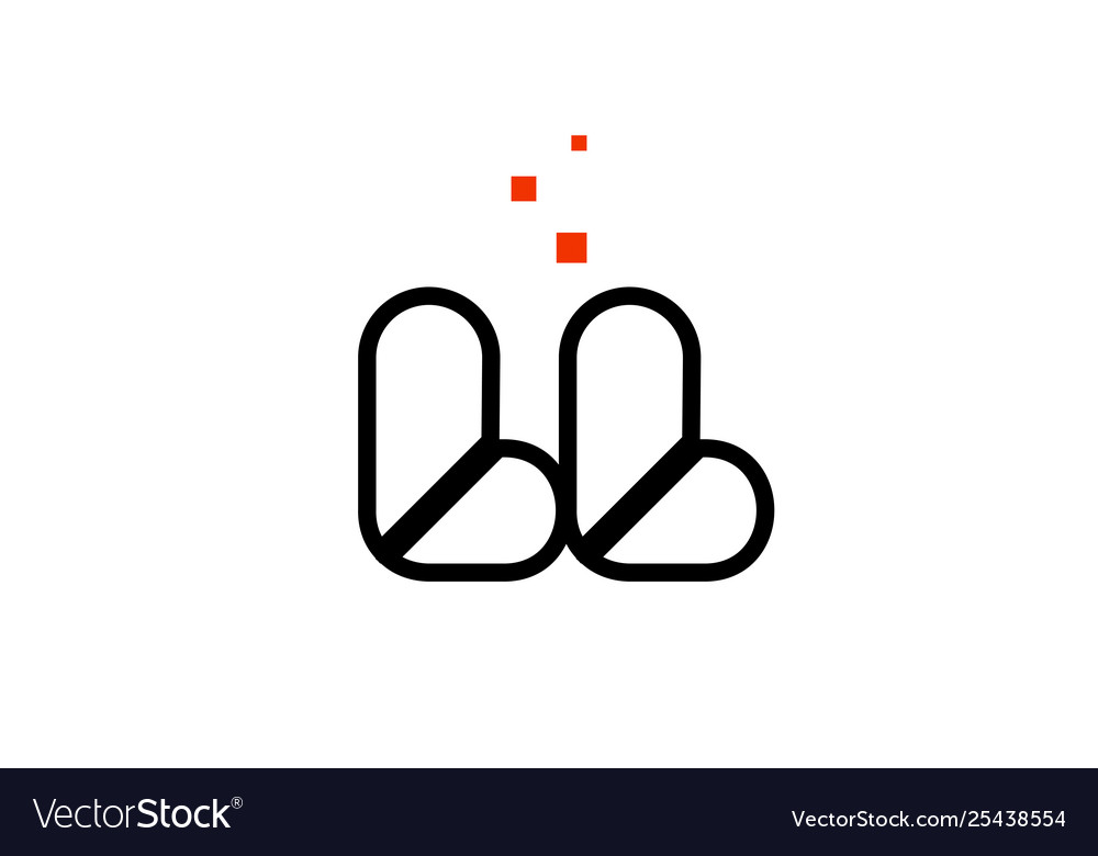 Ll l black white red alphabet letter Royalty Free Vector Ll l black white red alphabet letter Royalty Free Vector