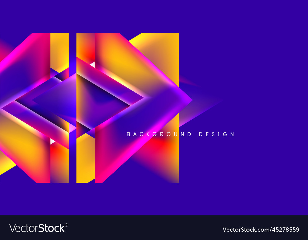 Futuristic triangle abstract background Royalty Free Vector