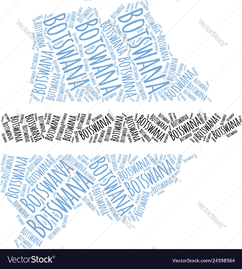 Botswana Royalty Free Vector Image - VectorStock