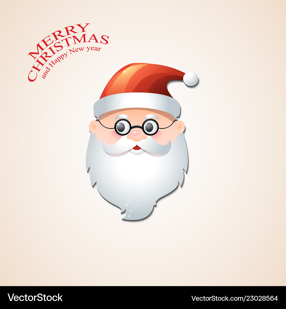Christmas background with santa claus Royalty Free Vector