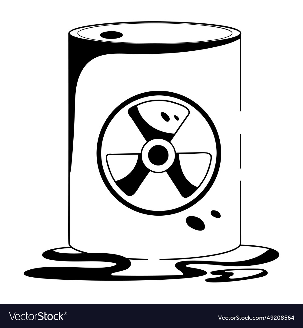 Nuclear waste Royalty Free Vector Image - VectorStock