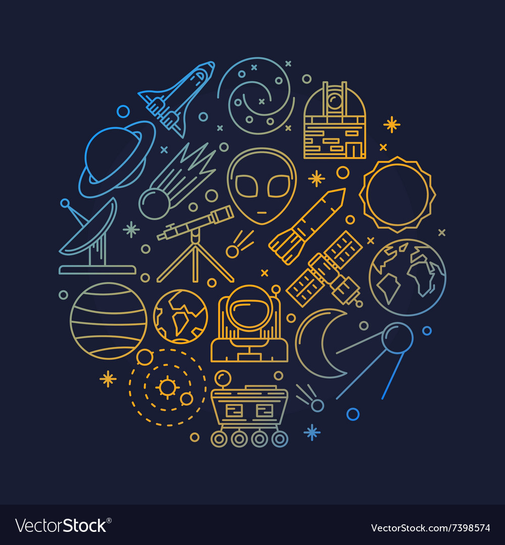 Astronomy or space Royalty Free Vector Image - VectorStock
