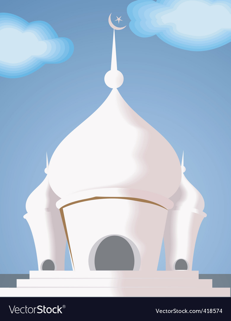 Mosque Royalty Free Vector Image - VectorStock Mosque Royalty Free Vector Image - VectorStock
