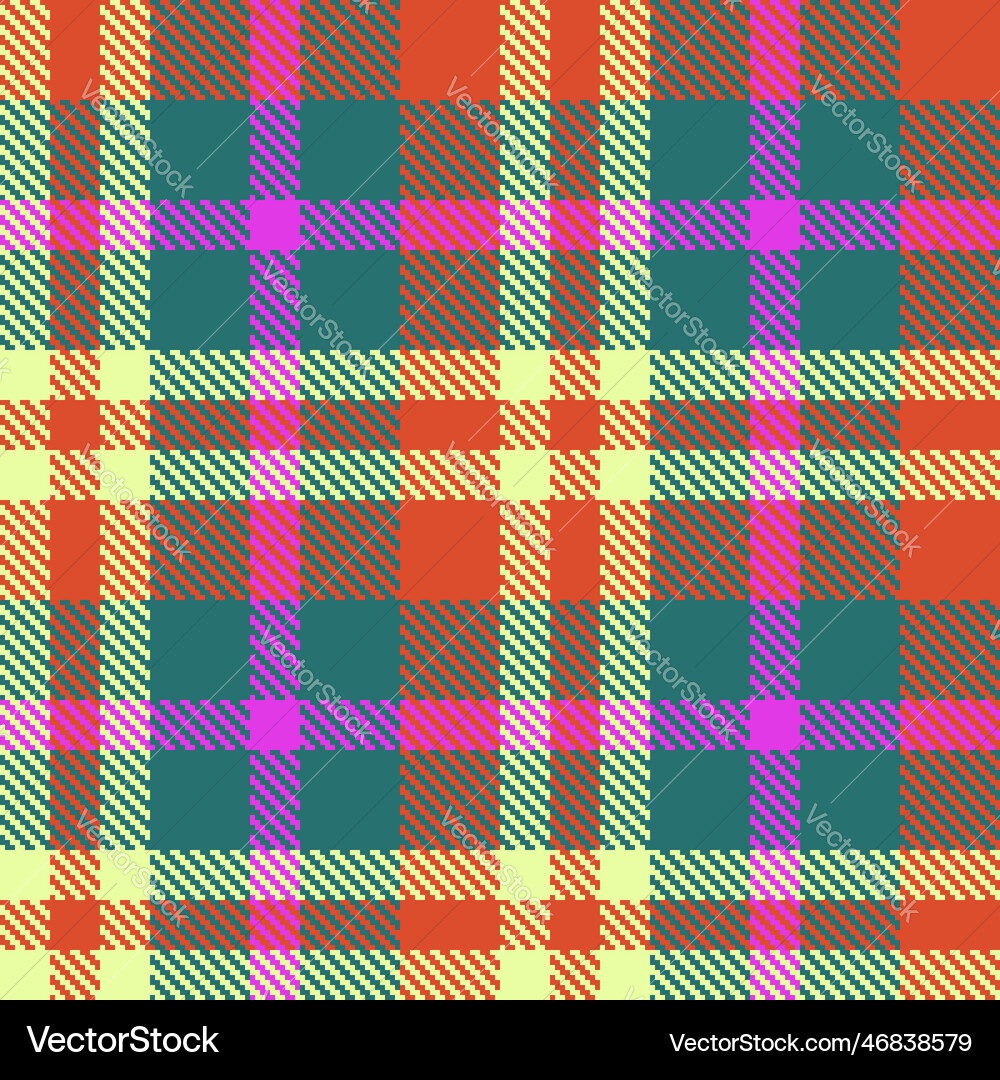 Background pattern fabric seamless check texture Vector Image