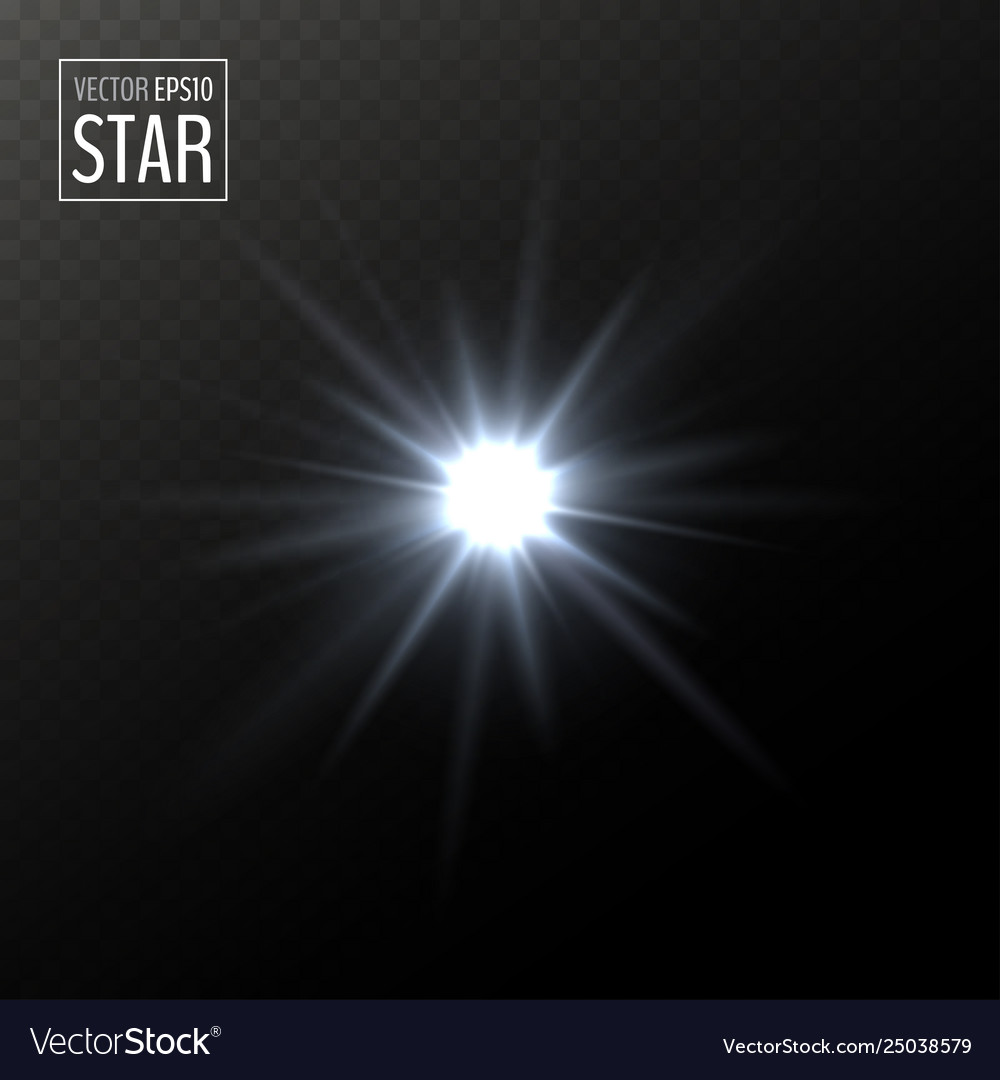 White magic explosion Royalty Free Vector Image