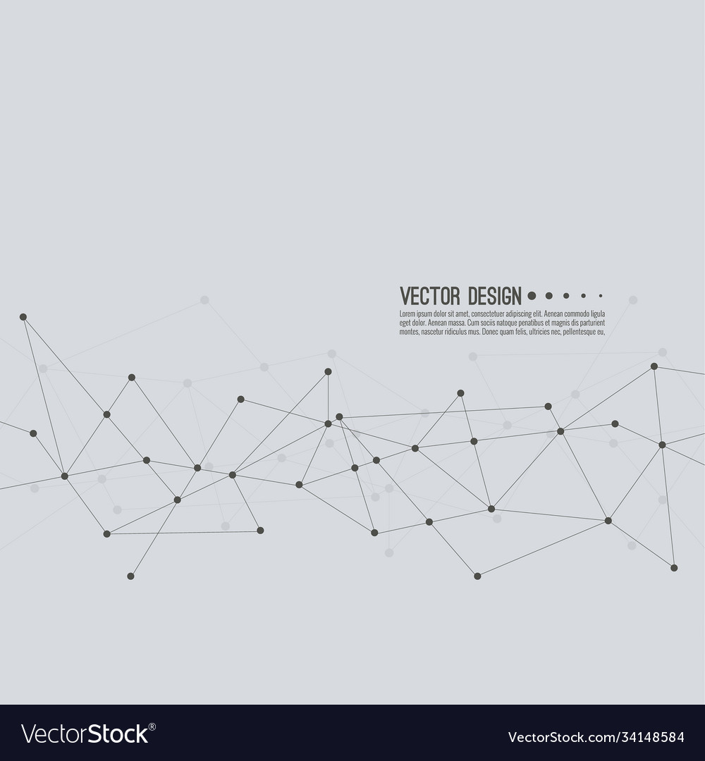 Abstract Plexus Technology Background Royalty Free Vector