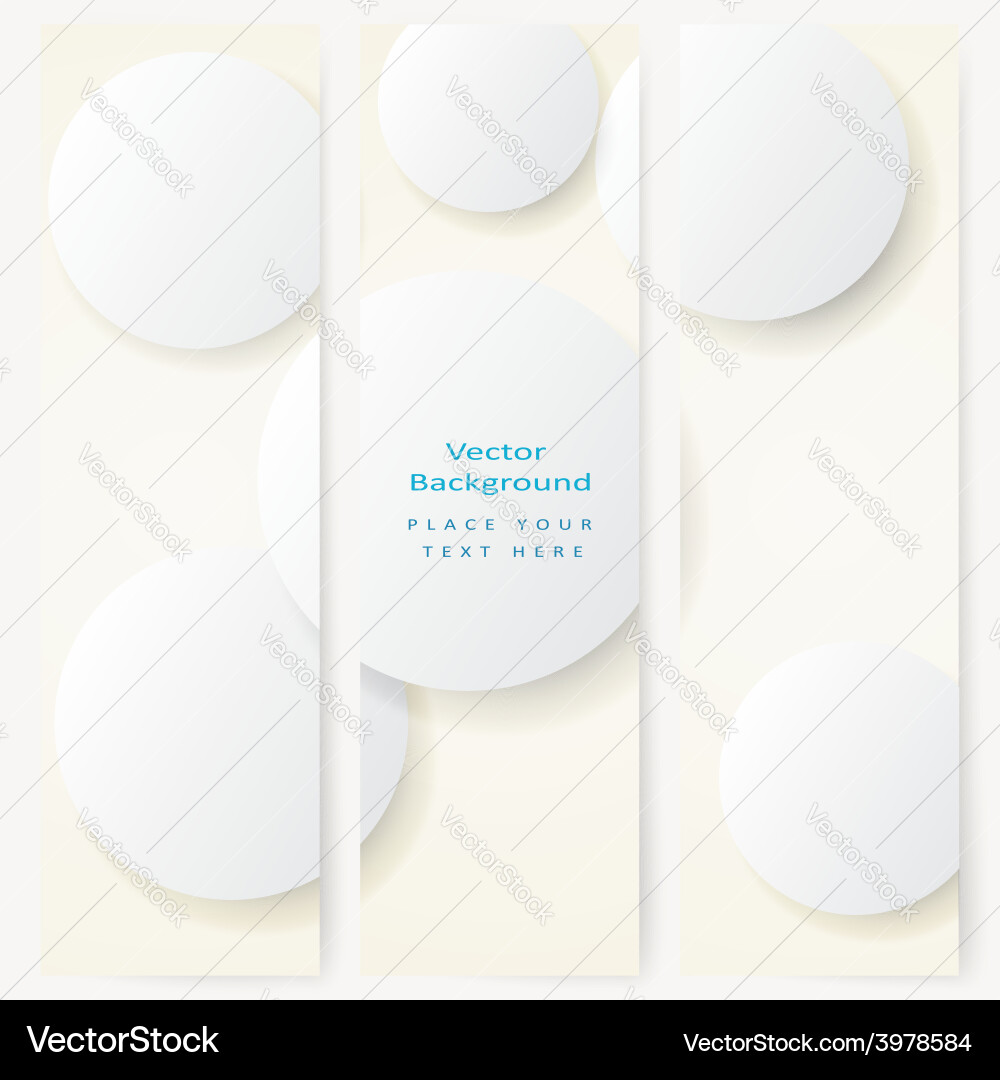 Set of abstract template banner Royalty Free Vector Image