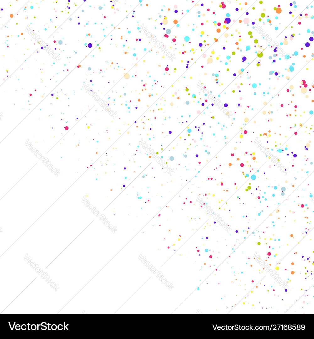Colorful flying paper confetti Royalty Free Vector Image