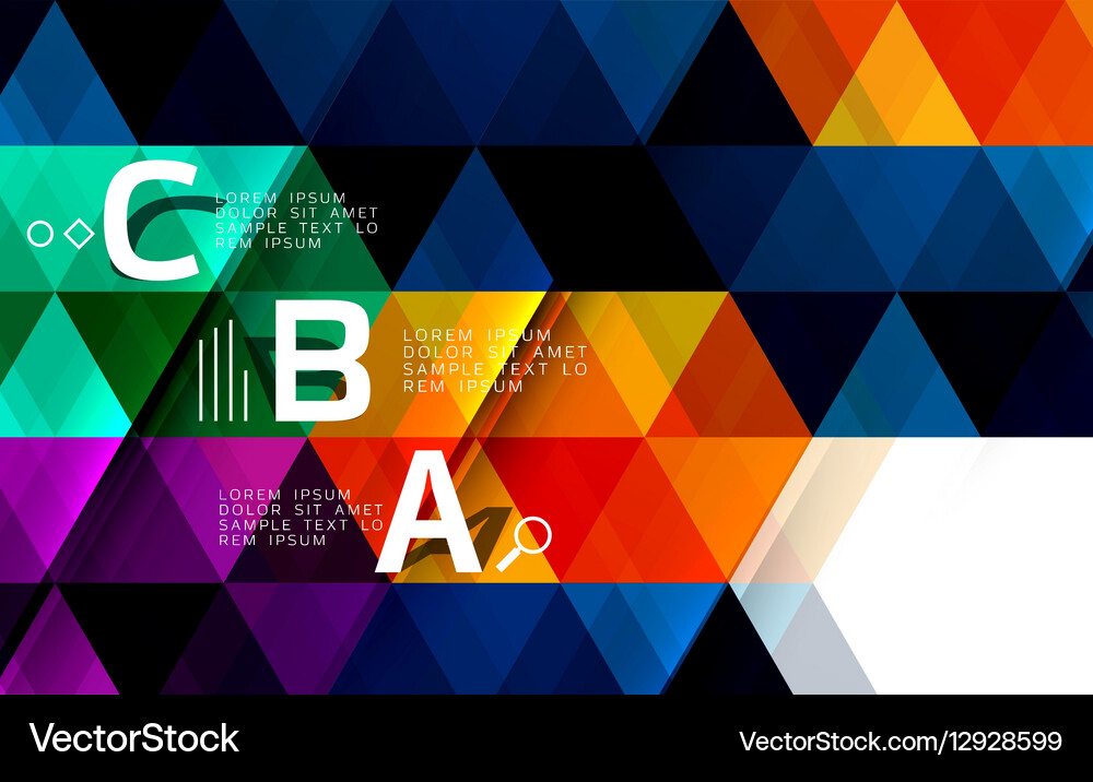 Geometric shape background Royalty Free Vector Image