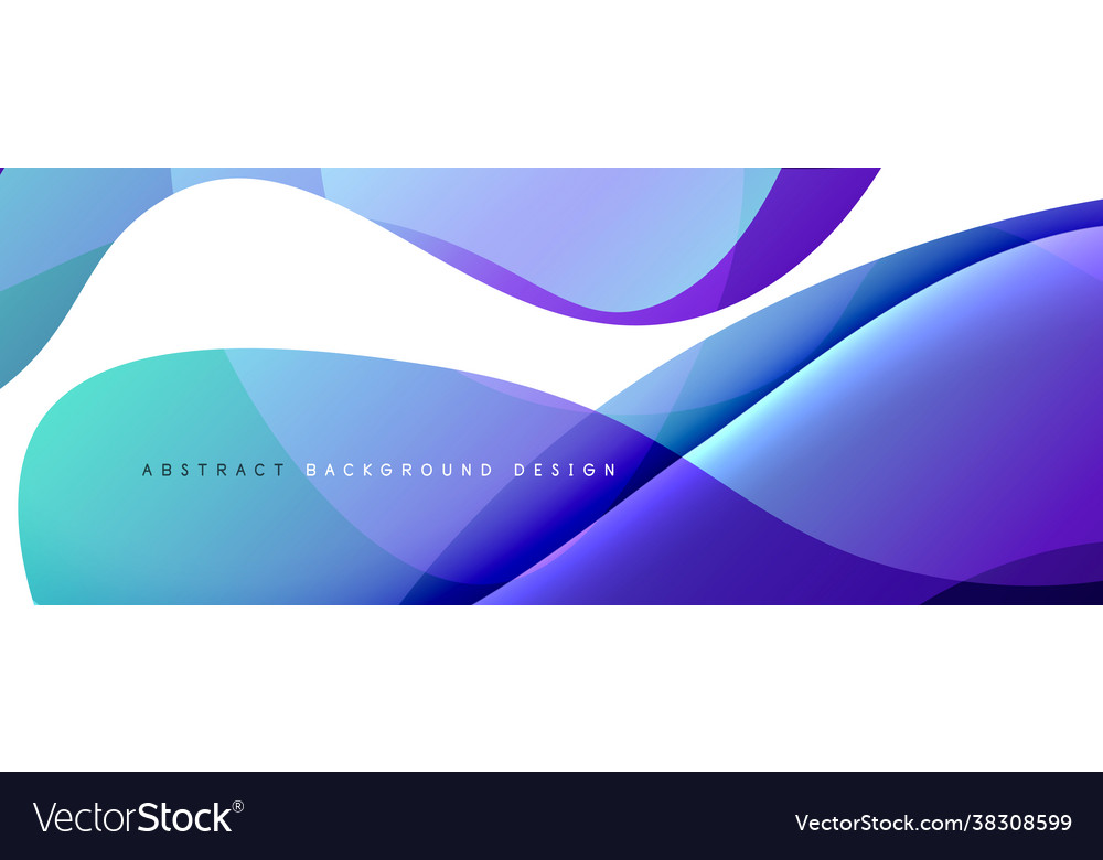 Trendy simple fluid color gradient abstract Vector Image