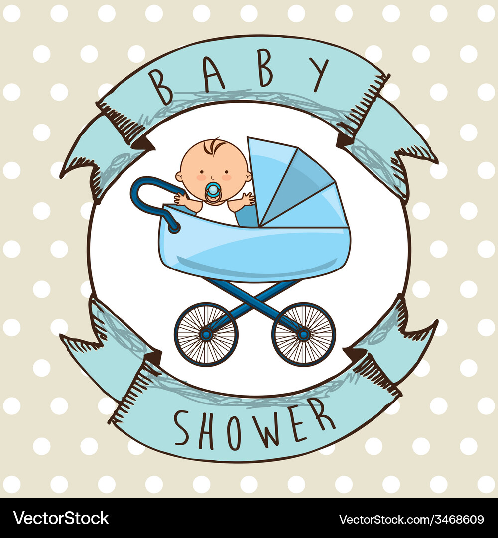 Baby card Royalty Free Vector Image - VectorStock
