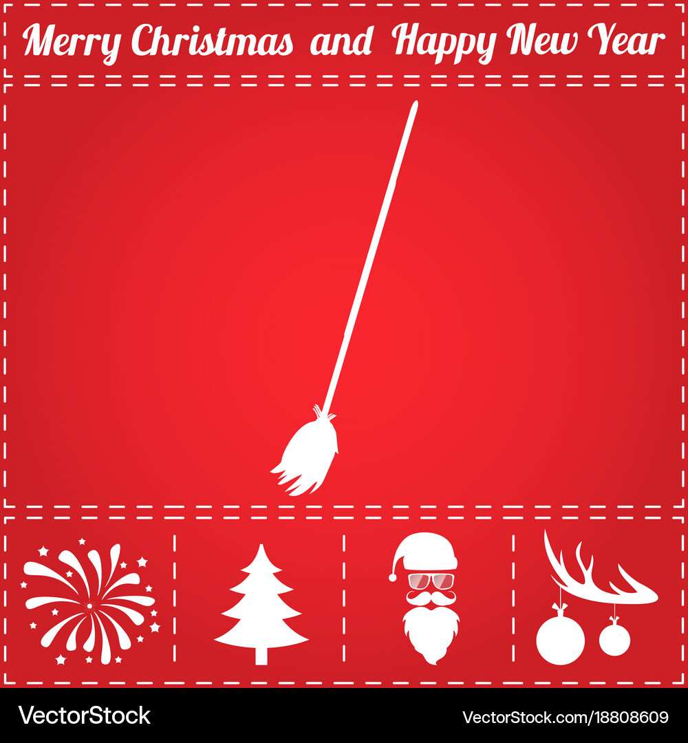 Besom icon Royalty Free Vector Image - VectorStock