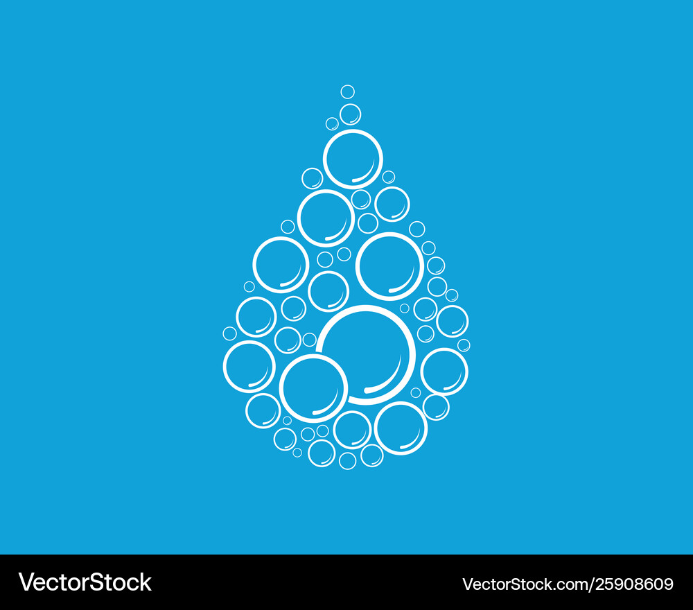 Bubble water Royalty Free Vector Image - VectorStock