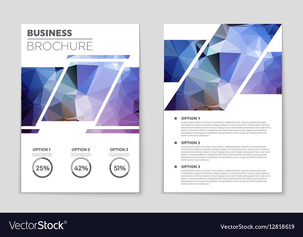 Abstract layout background set for art Royalty Free Vector