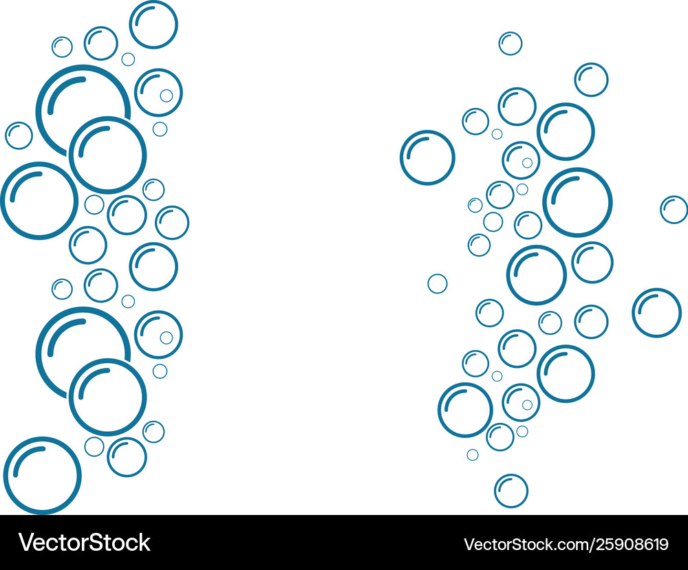 Bubble water Royalty Free Vector Image - VectorStock