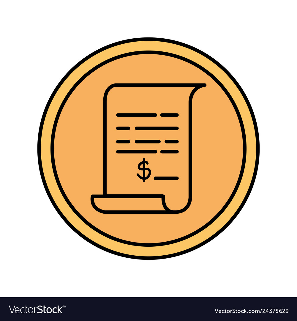 Paper document isolated icon Royalty Free Vector Image