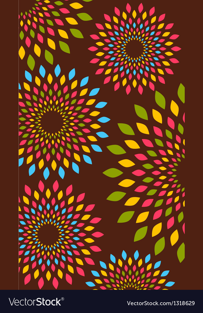 Retro wallpaper pattern Royalty Free Vector Image