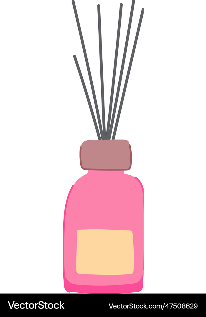 Scent aroma sticks cartoon Royalty Free Vector Image