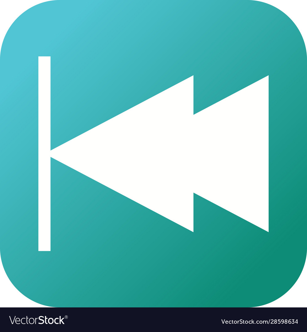 Beautiful left arrow glyph icon Royalty Free Vector Image Beautiful left arrow glyph icon Royalty Free Vector Image