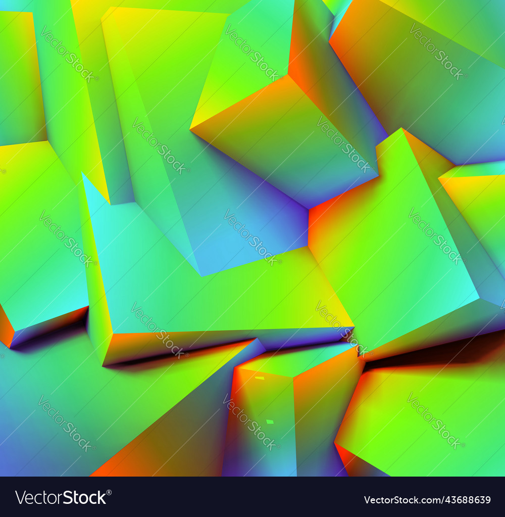 Abstract geometric background with overlapping Vector Image