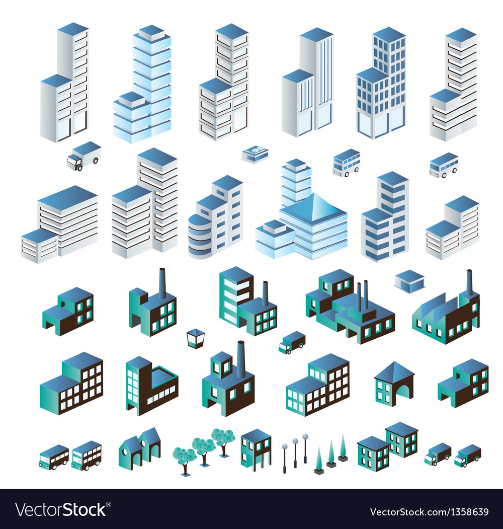 Isometric Royalty Free Vector Image - VectorStock